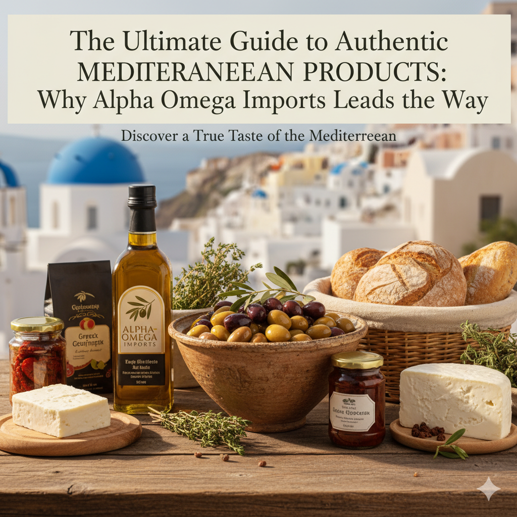 Authentic Mediterranean Products | Alpha Omega Imports