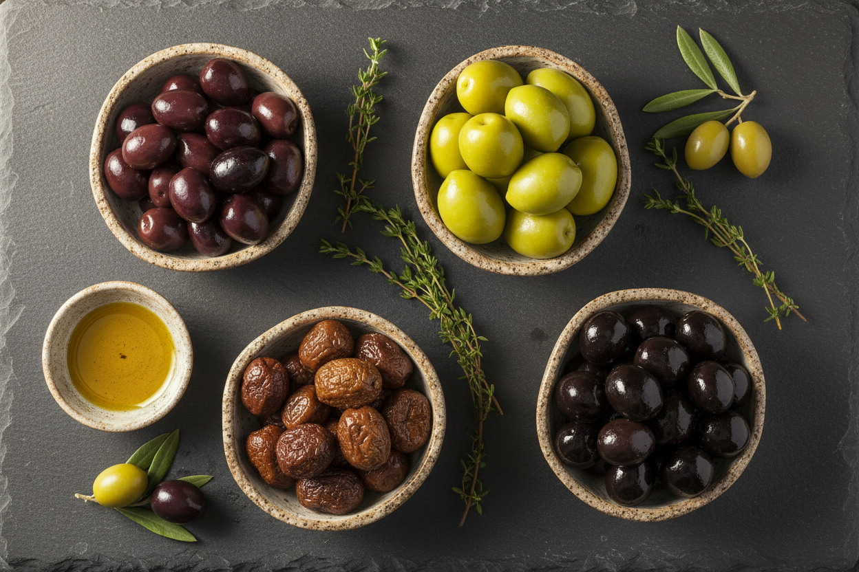 Greek Olive Varieties: Kalamata, Halkidiki, Throumba & How to Choose ...