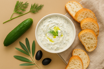 Authentic Greek Tzatziki Sauce Recipe: Easy Step-by-Step (2025) – Alpha ...
