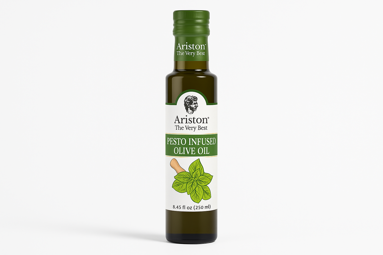 Ariston Pesto-Infused Greek EVOO | Basil, Garlic & Herb Olive Oil | 8 ...